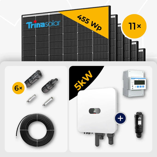5 kWp Huawei PV Komplettset mit Speicheroption | Solarmarkt24