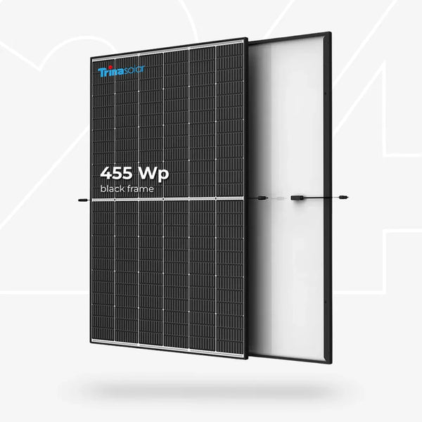 Trina Vertex S+ 455W Glas-Glas Black Frame | High Yield Solar ...